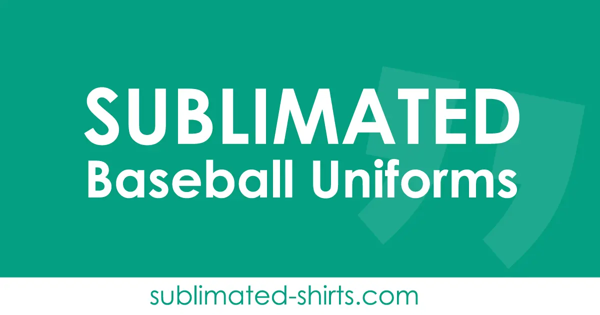Sublimated Baseball Unform For Teams | HQ Guaranteed